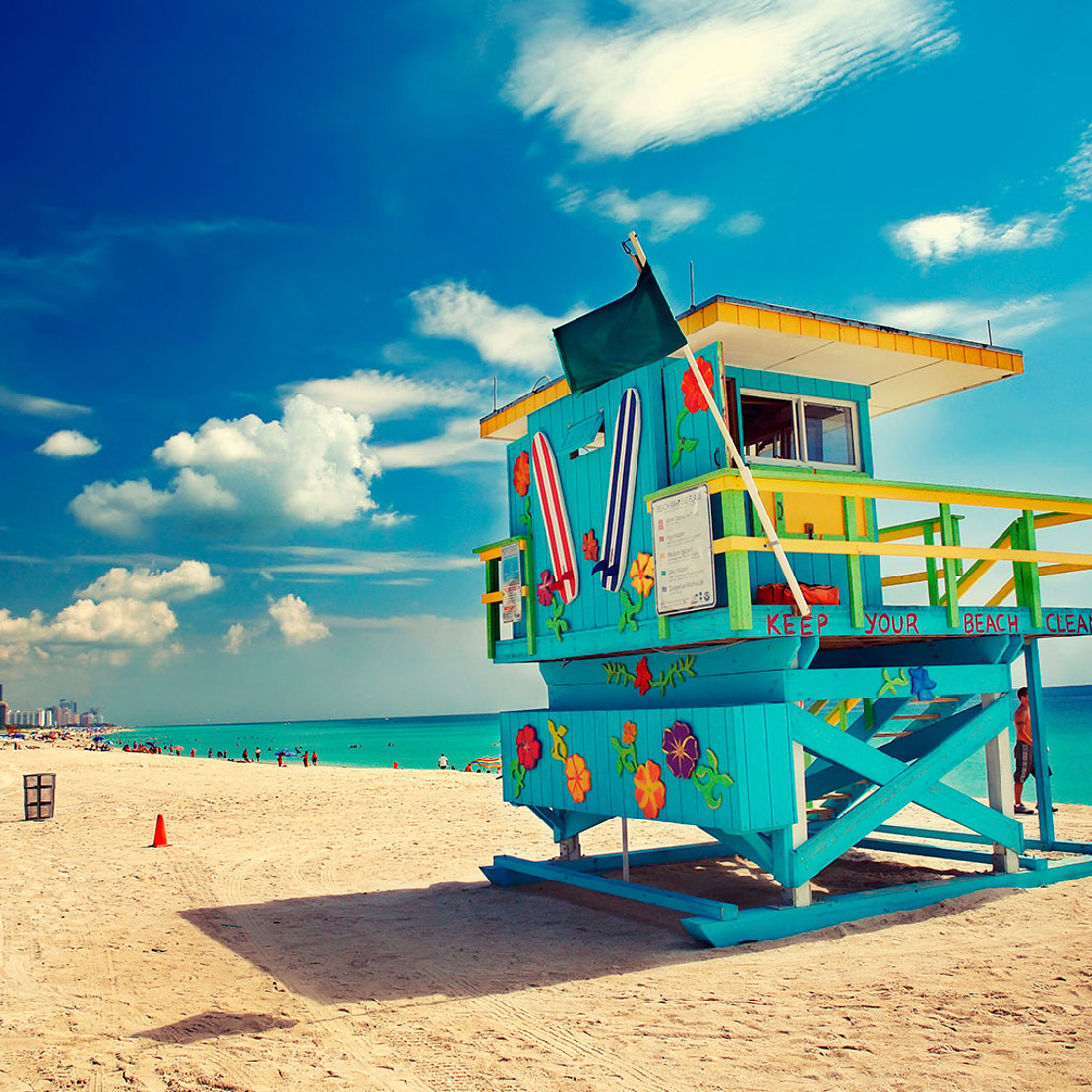 Kort over Florida - Rejs med Check Point Travel til Florida